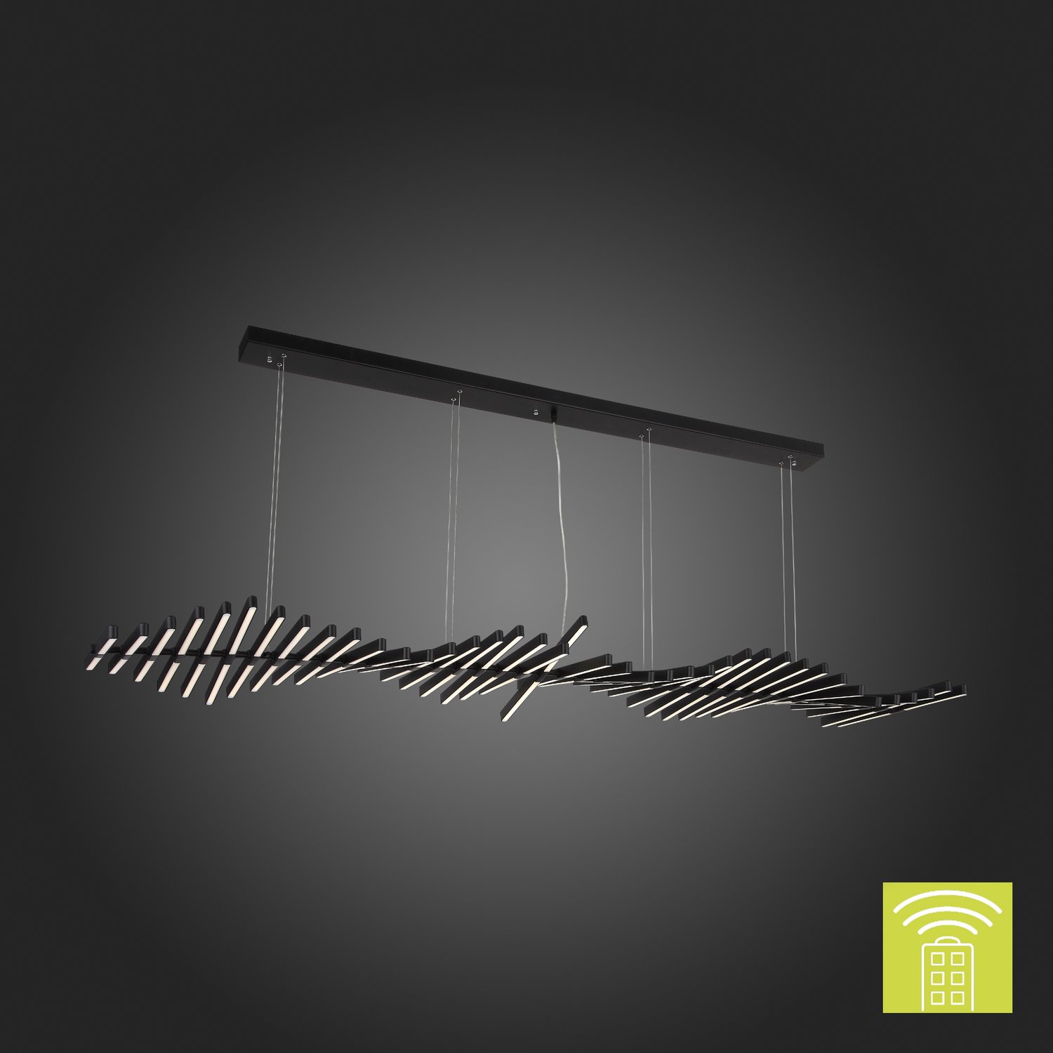 SLD001.403.40 Люстра подвесная ST-Luce Черный/Черный, Белый LED 40*5W 3000-6000K PICODISLD001 ...